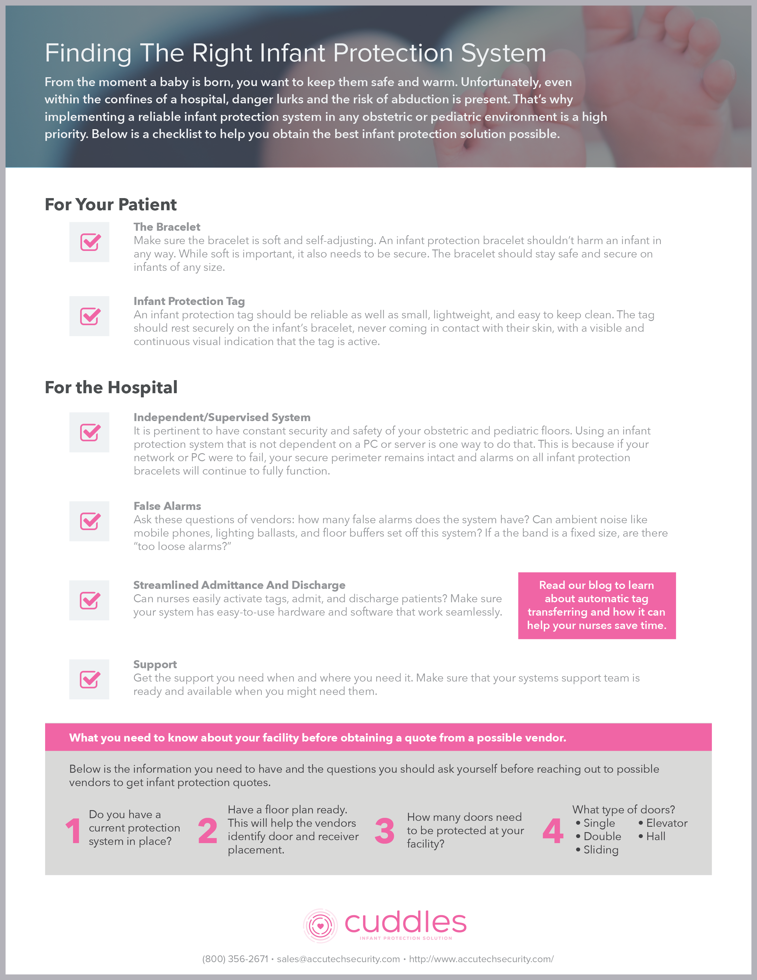 Infant Protection Checklist