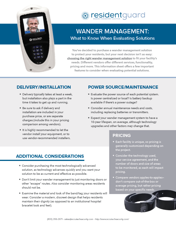 Thank you for downloading the ResidentGaurd Wander Management resource